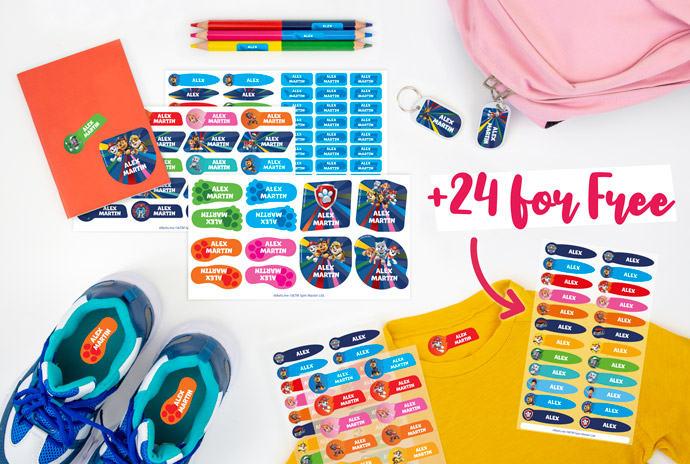 Thematic Pack 114 personalized labels - Stikets