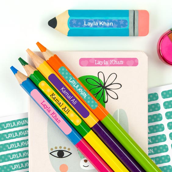 Small Name Stickers - Stikets