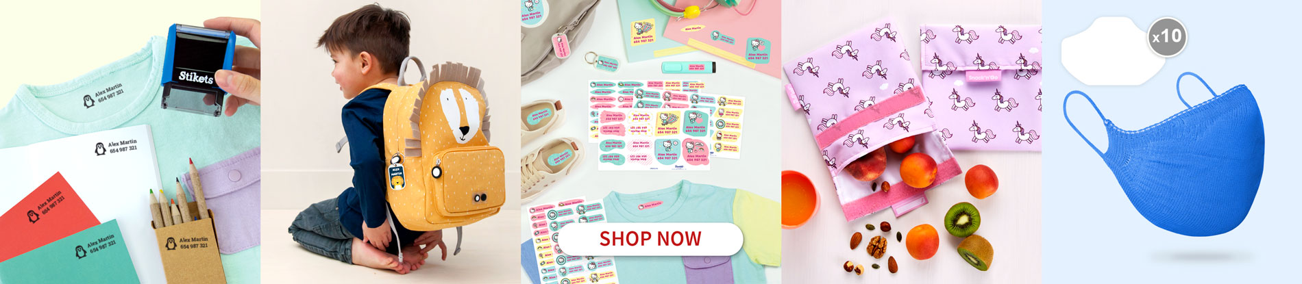 Namel labels for kids - Stikets