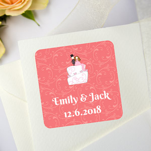 Wedding favour Stickers - Stikets