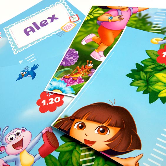 Dora the Explorer Growth Chart - Stikets