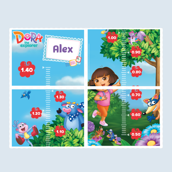 Dora the Explorer Growth Chart - Stikets