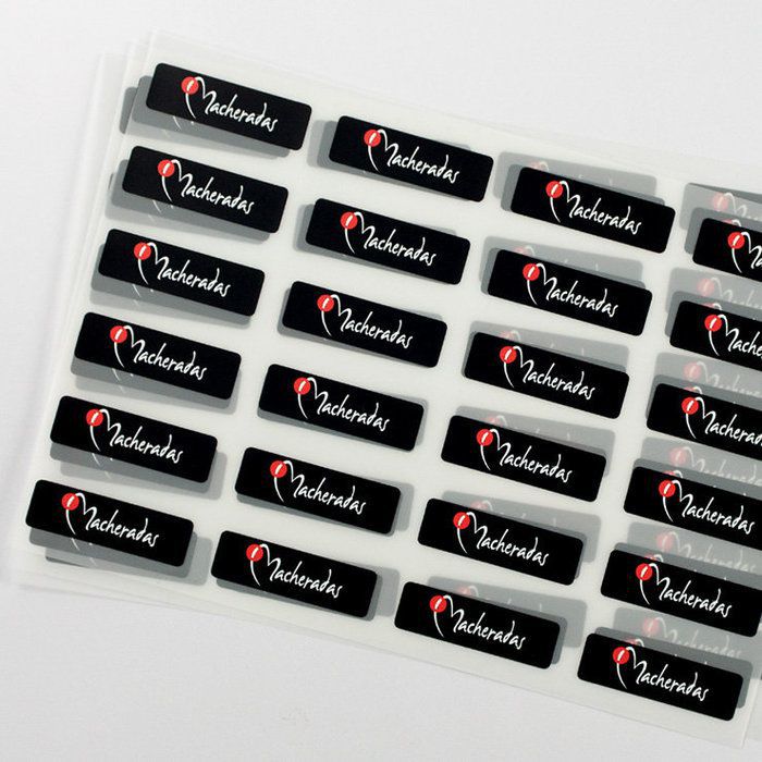 Etiquettes pour textile rectangulaires - Stikets