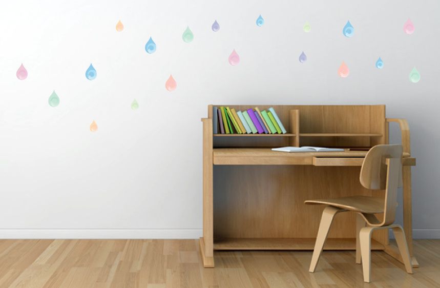 Vinil de gotas coloridas - Stikets