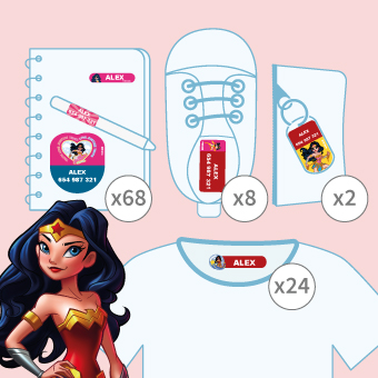 Personalised Wonder Woman products - Stikets