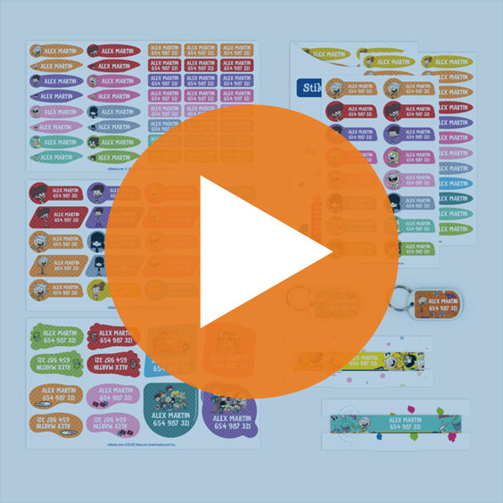 The Loud House Name Label Pack - Stikets